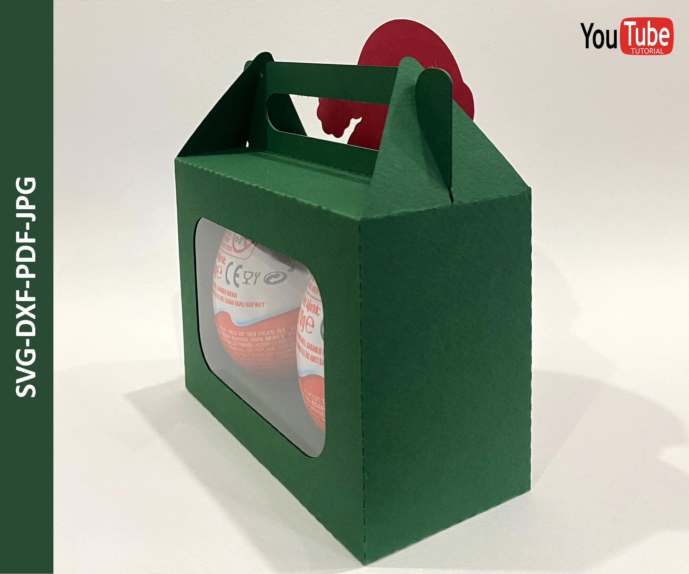 Santa Kinder 3D Egg Holder Box Festive Surprise for the Holidays ...