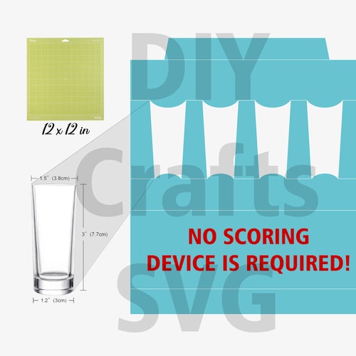 2.2 OZ Shot Glass Box Template SVG Shot Glasses Box Svg Box - Etsy