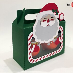 Santa Kinder 3D Egg Holder Box Festive Surprise for the Holidays ...