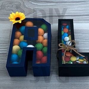 3D Alphabet Box Svg, 3D Letters Alphabet SVG Templates, A-Z Letter 3D ...