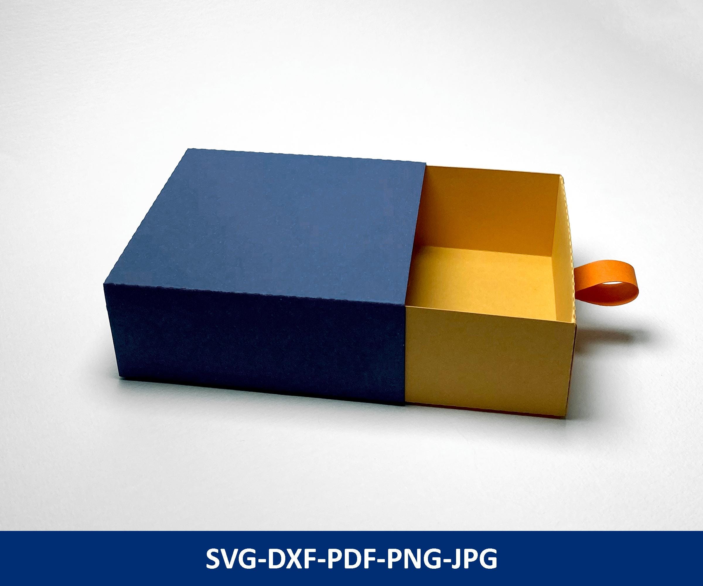 Drawer Box Template SVG, Match Box SVG, Sliding Box Template, Gift Box ...