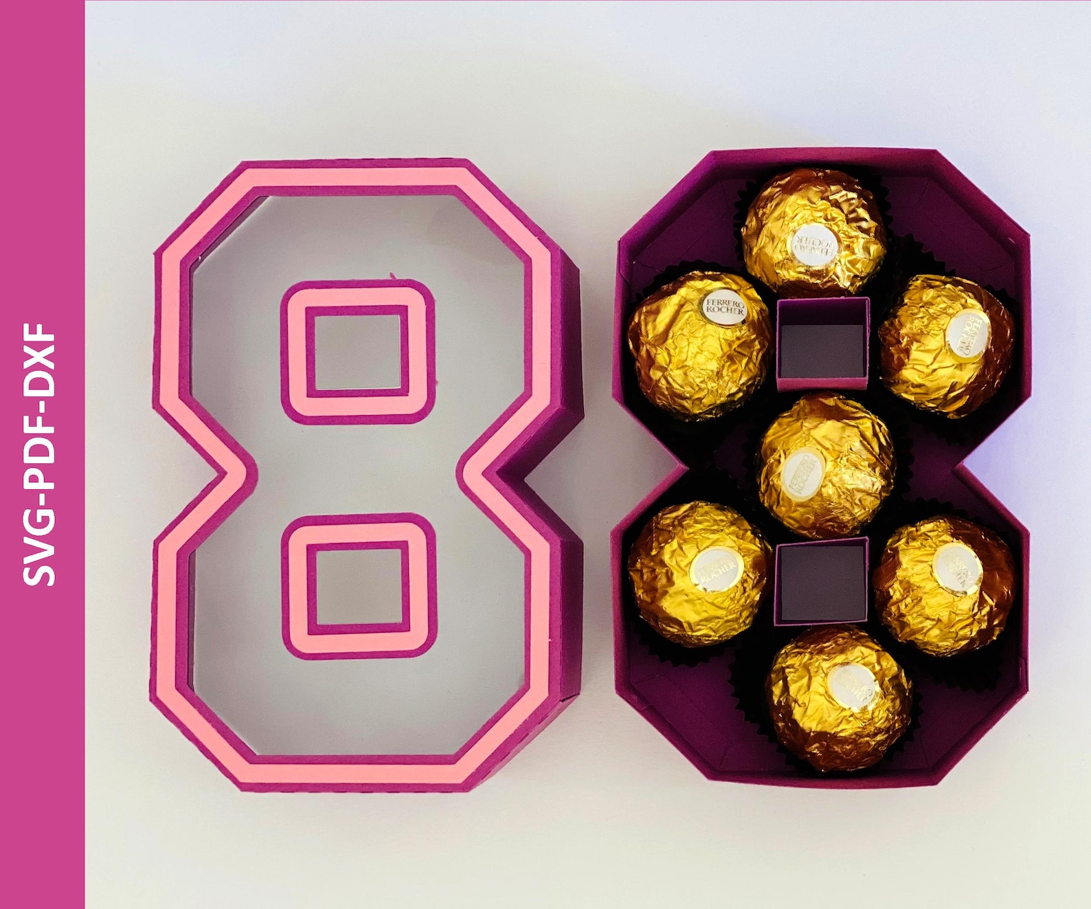 3D Number Box Svg, 0-9 Number SVG Templates, Number Box Shaker Svg ...