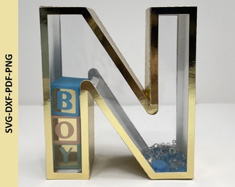 3D Alphabet Box Svg A-Z Letter 3D Alphabet Box (Instant Download) - Etsy