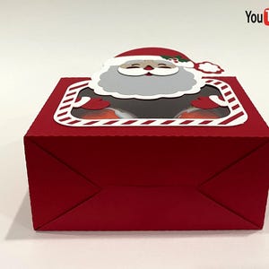 Santa Kinder 3D Egg Holder Box Festive Surprise for the Holidays ...