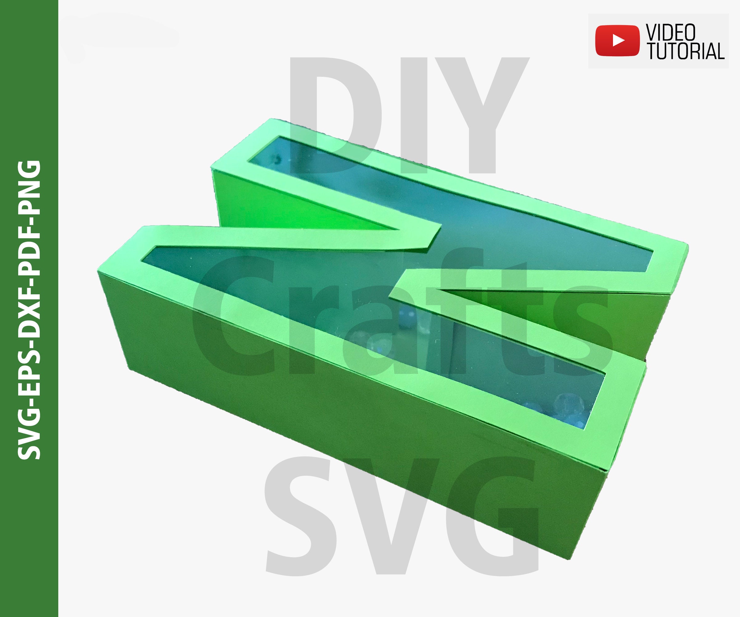 3D Alphabet Box Svg, 3D Letters Alphabet SVG Templates, A-Z Letter 3D ...