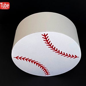 Baseball Ball Gift Box Svg, 3D Baseball Ball Svg, Baseball Ball Box Svg ...