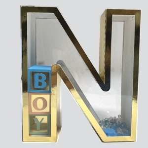 3D Alphabet Double Side Shaker Box Svg, A-Z Letters Alphabet SVG ...