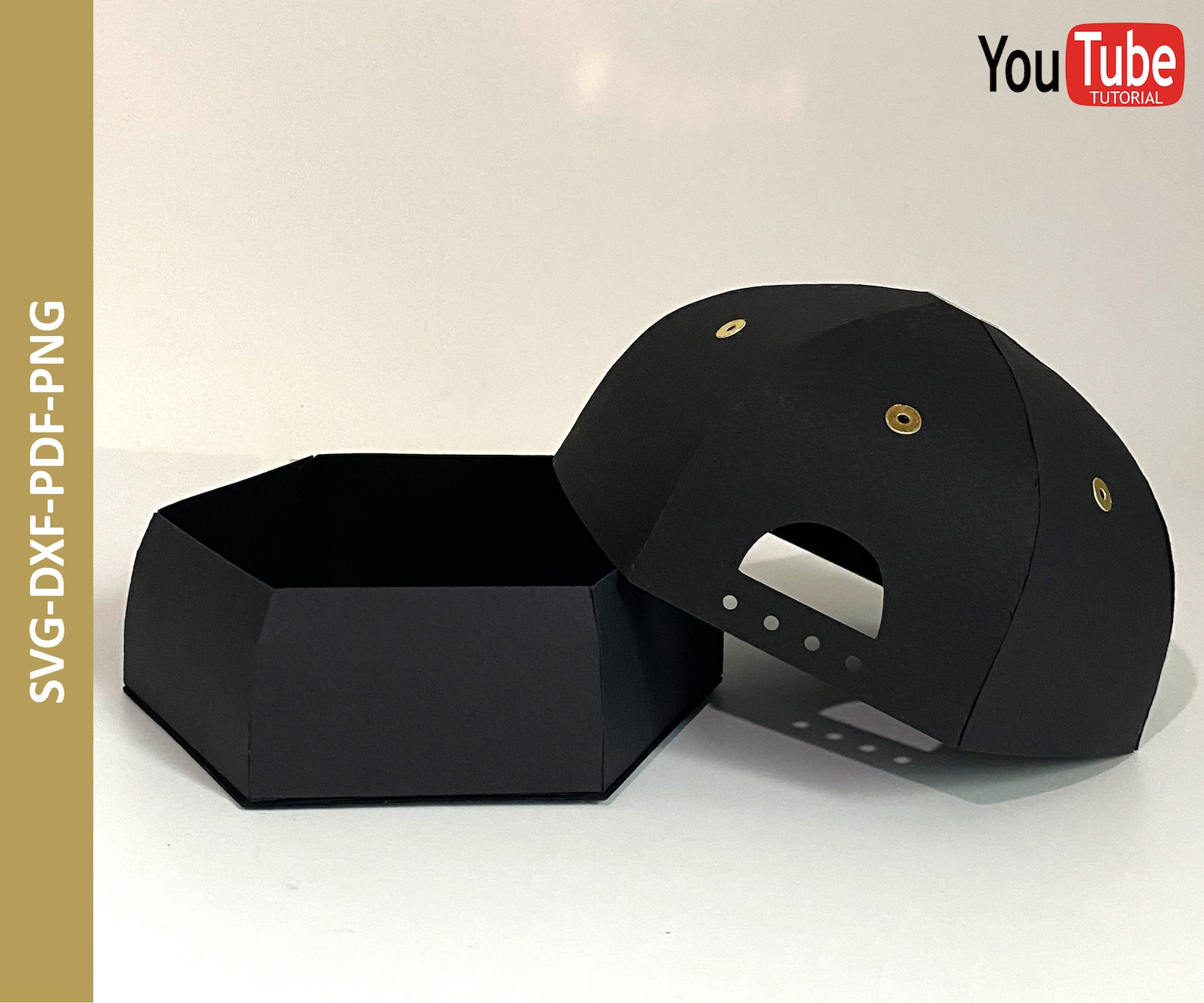 Baseball Cap Box Svg, Favor Box, Baseball Cap, Sports Gift Box ...