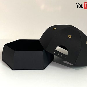 Baseball Cap Box Svg, Favor Box, Baseball Cap, Sports Gift Box ...