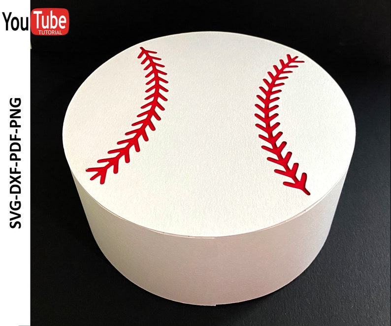 Baseball Ball Gift Box Svg, 3D Baseball Ball Svg, Baseball Ball Box Svg ...