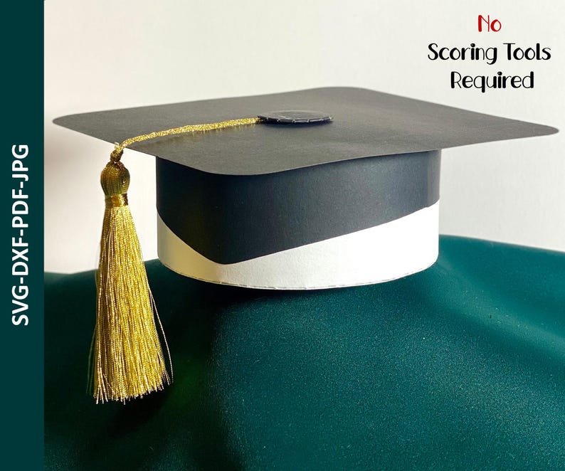 Graduation Hat Favor Box SVG, Small Graduation Cap Box, Graduation Gift ...