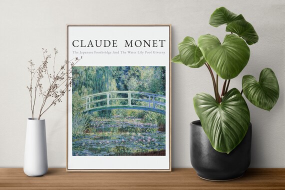 Claude Monet Art Print Aesthetic Abstract Poster Monet - Etsy