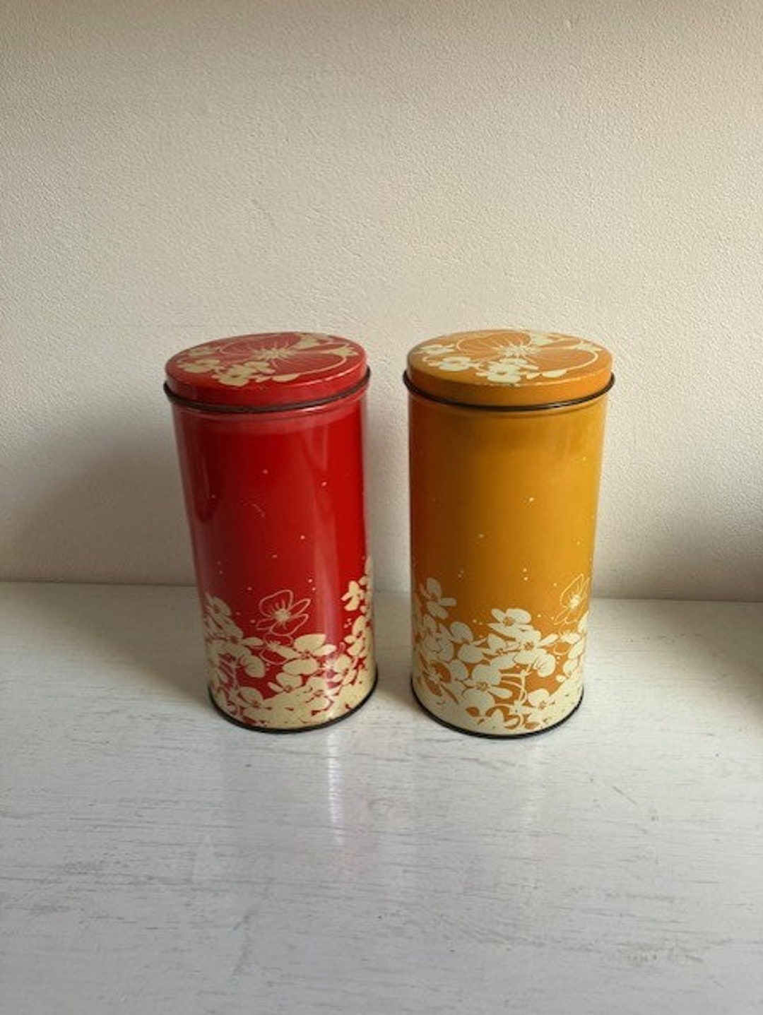 Rusk Tin, Hooimeijer Rusk, Red and Orange - Etsy