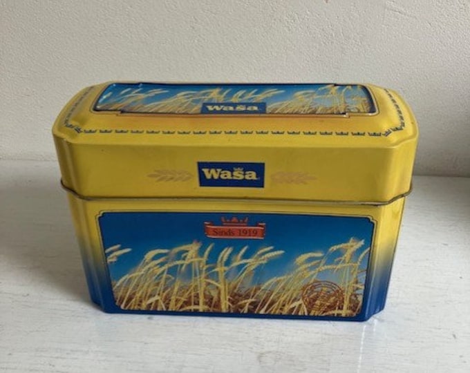 Vintage Wasa Tin, Storage Tin for Crackers - Etsy
