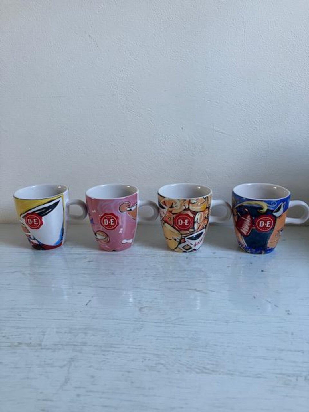 Set of Four Douwe Egberts Selwyn Royal Raja Mugs - Etsy