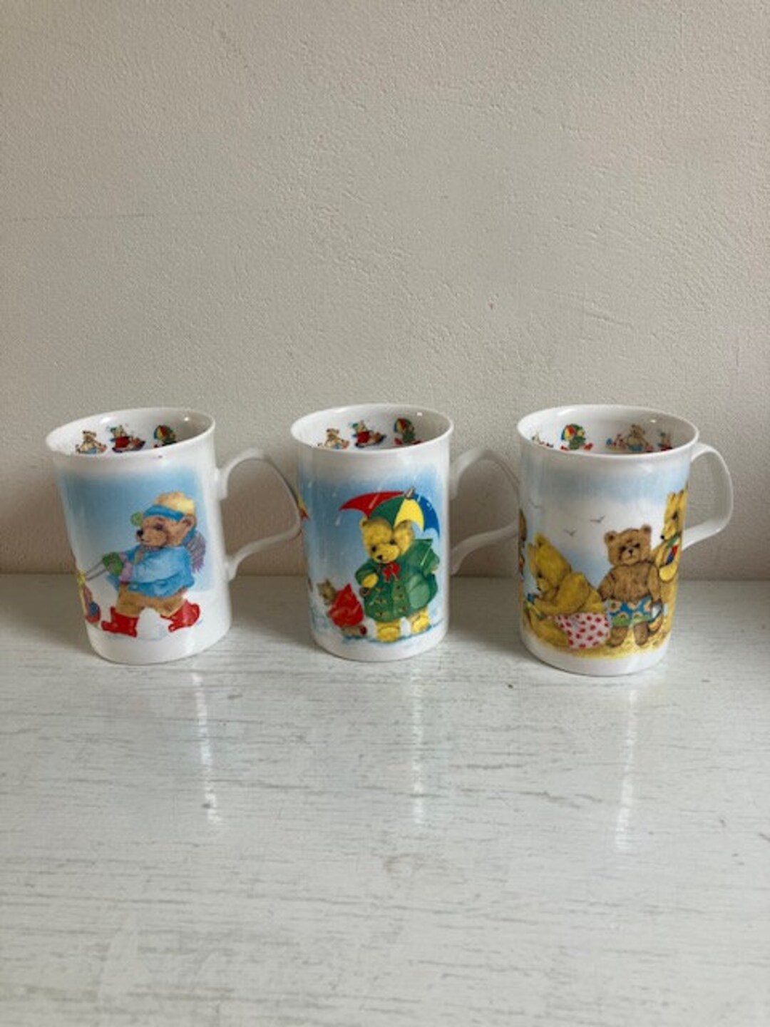 Playtime Teddy Cup, Design by Roy Kirkham, Teddy Bears, Mug - Etsy