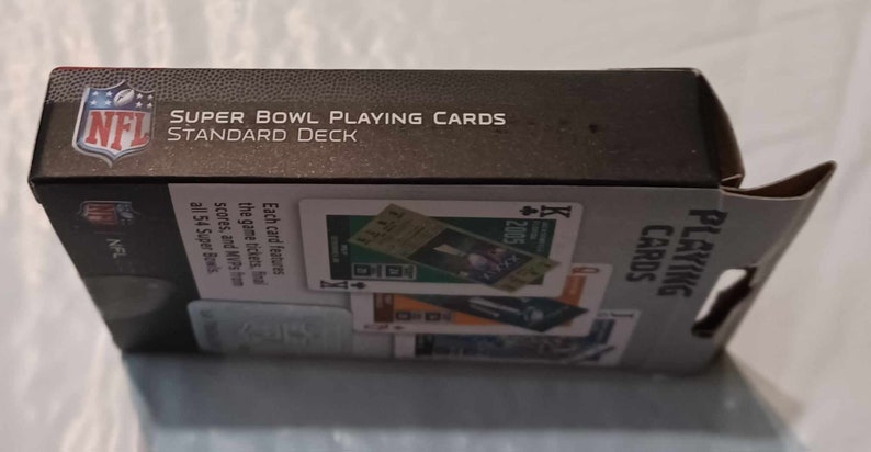Nfl Superbowl Playing Cards Standard Deck New Never Used - Etsy