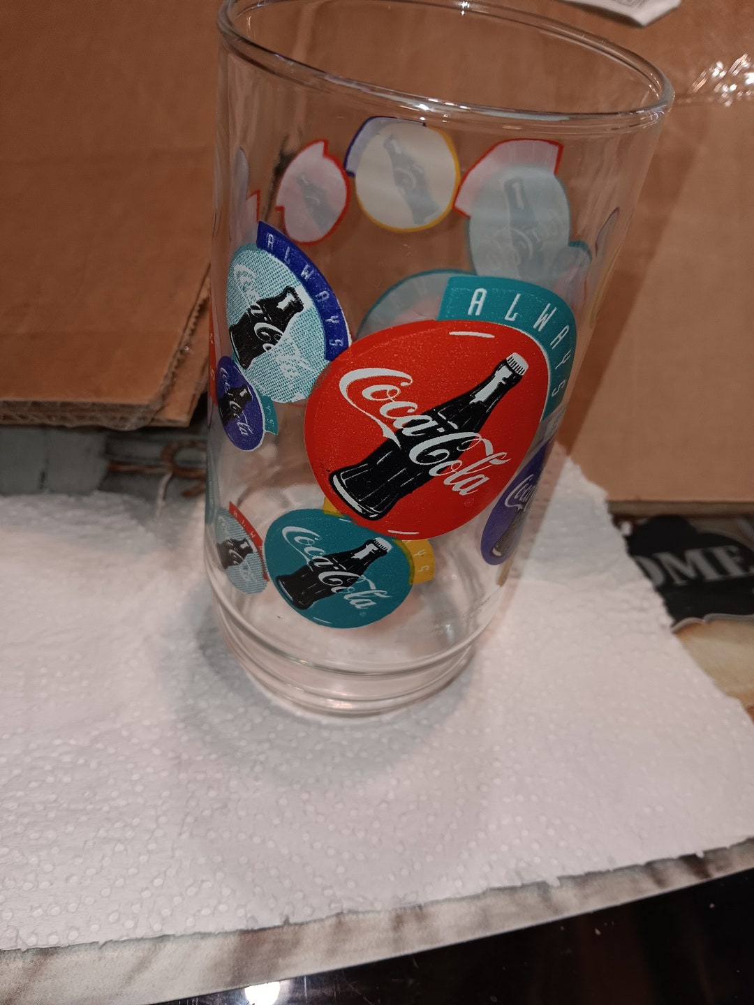 16 Ounce COCA COLA Six Inch Tall Glass - Etsy Australia