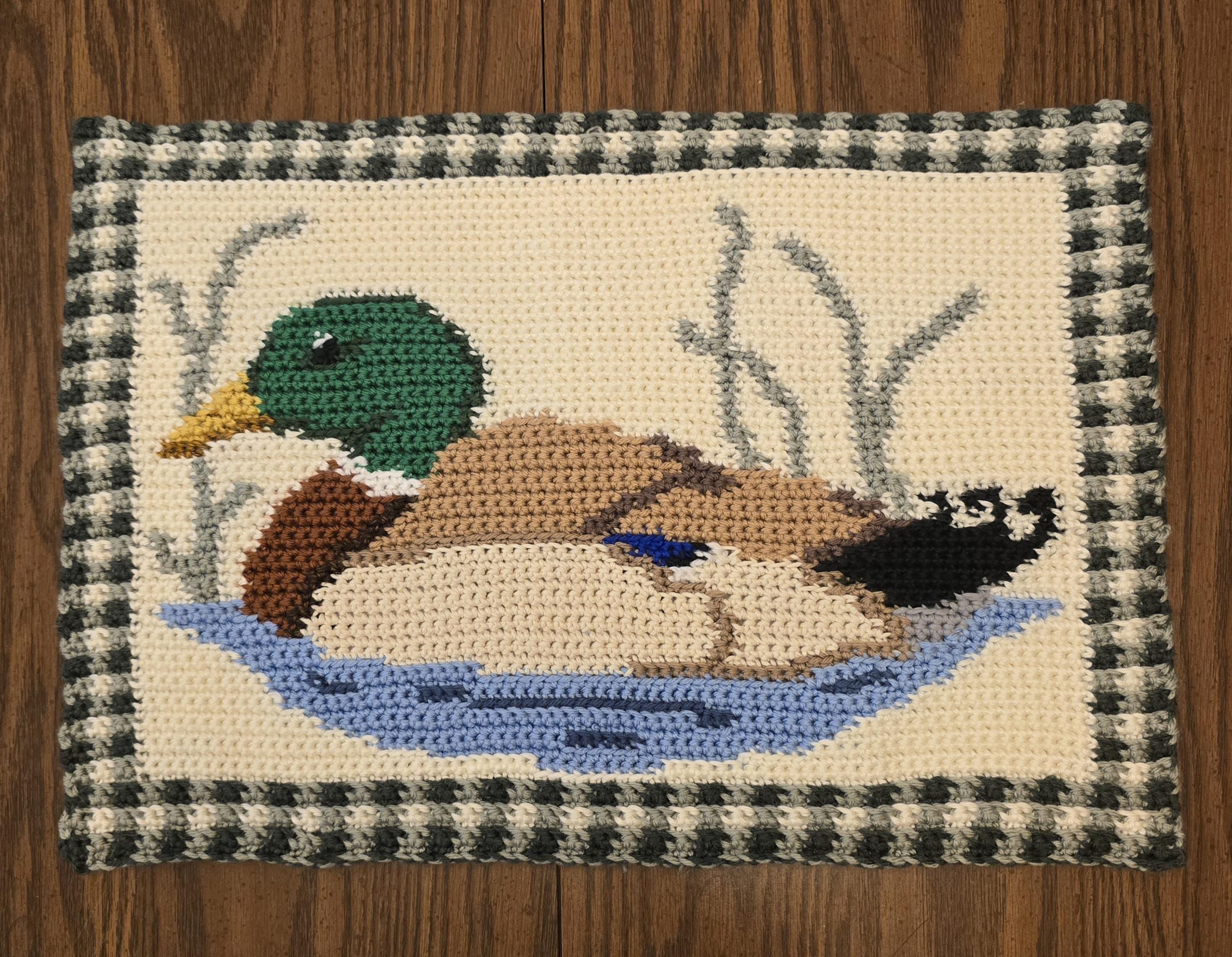 PATTERN ONLY* Mallard Duck Stamp Tapestry*wall Hanging*wall Decor - Etsy