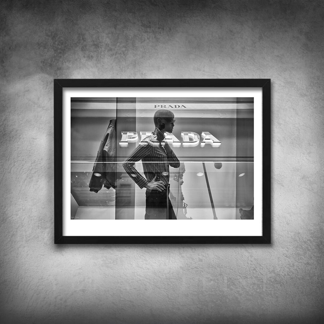 Prada Fashion Prague 1 Prints Black and White Double Exposure ...