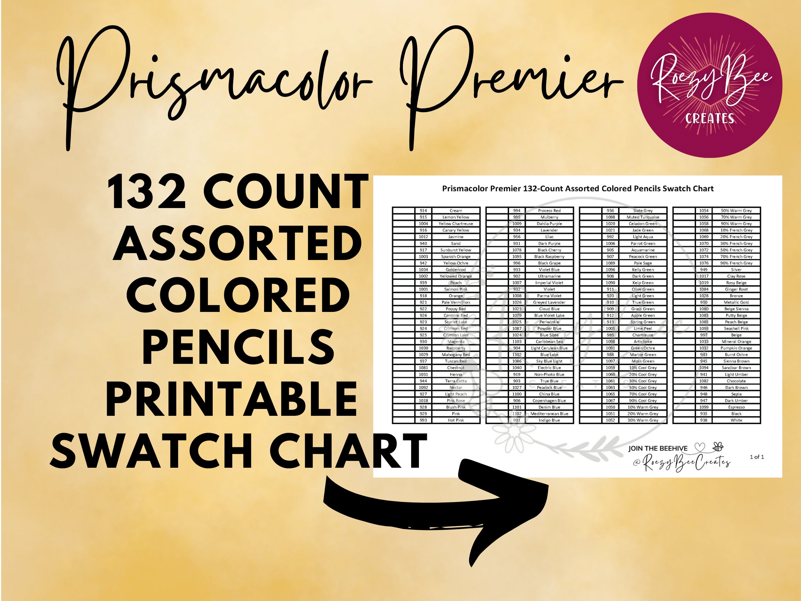 Prismacolor Colored Pencils 132