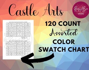 Castle Arts Swatch Chart - Etsy