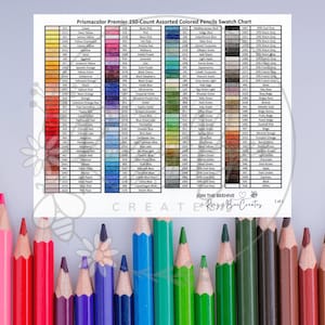 Prismacolor Premier 150-ct. Assorted Printable Swatch Chart, Fillable ...