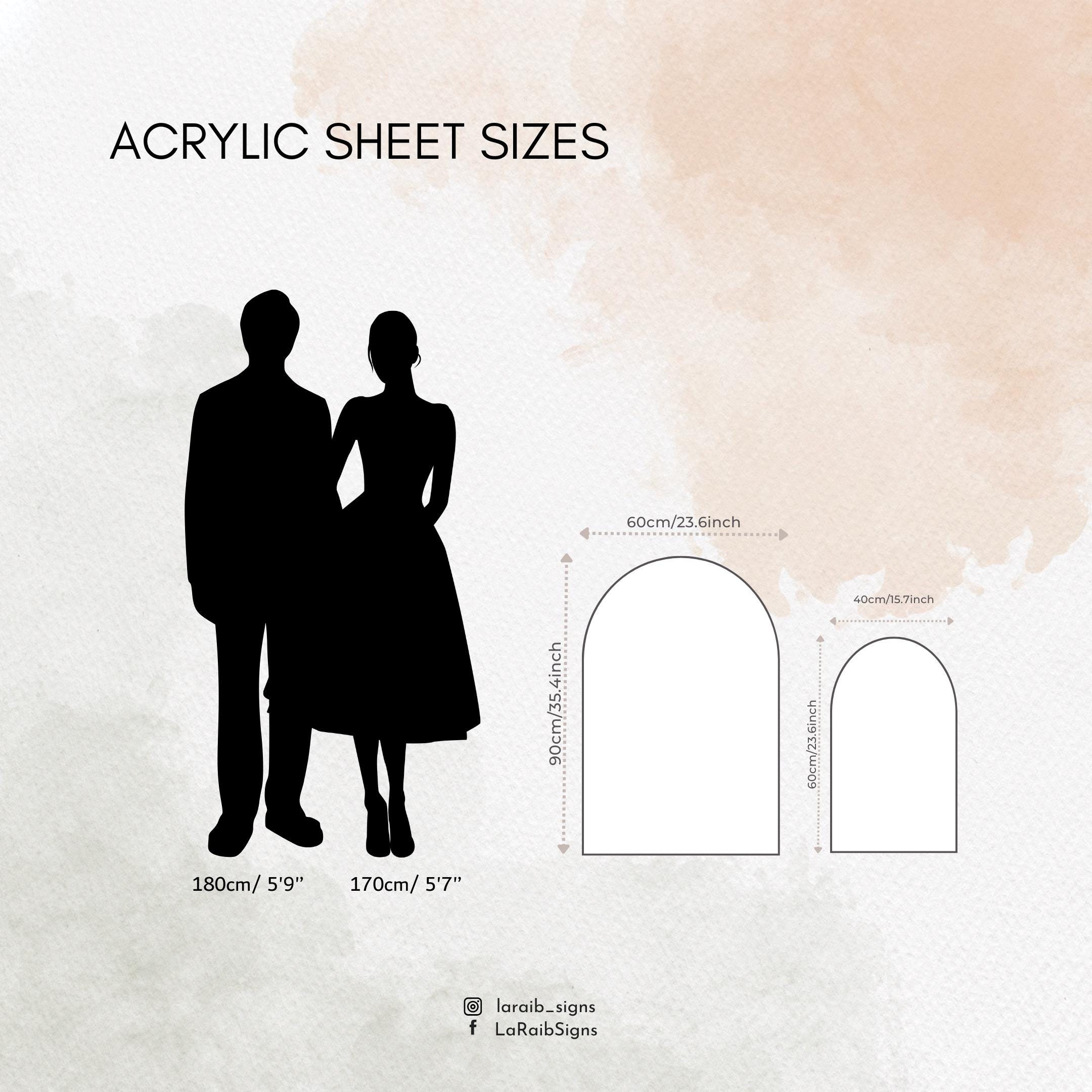 Mirror Gold Arch Acrylic Seating Chart Sign - Wedding Sign - Seating ...