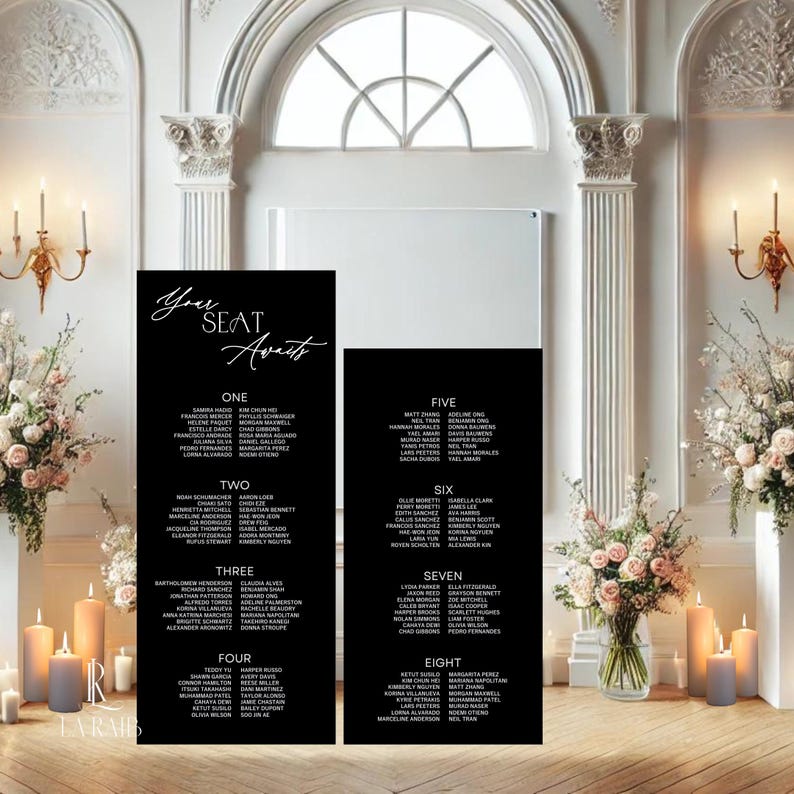 Wedding Signs Bundle Wedding Signs Set Welcome Sign Seating Chart Sign ...