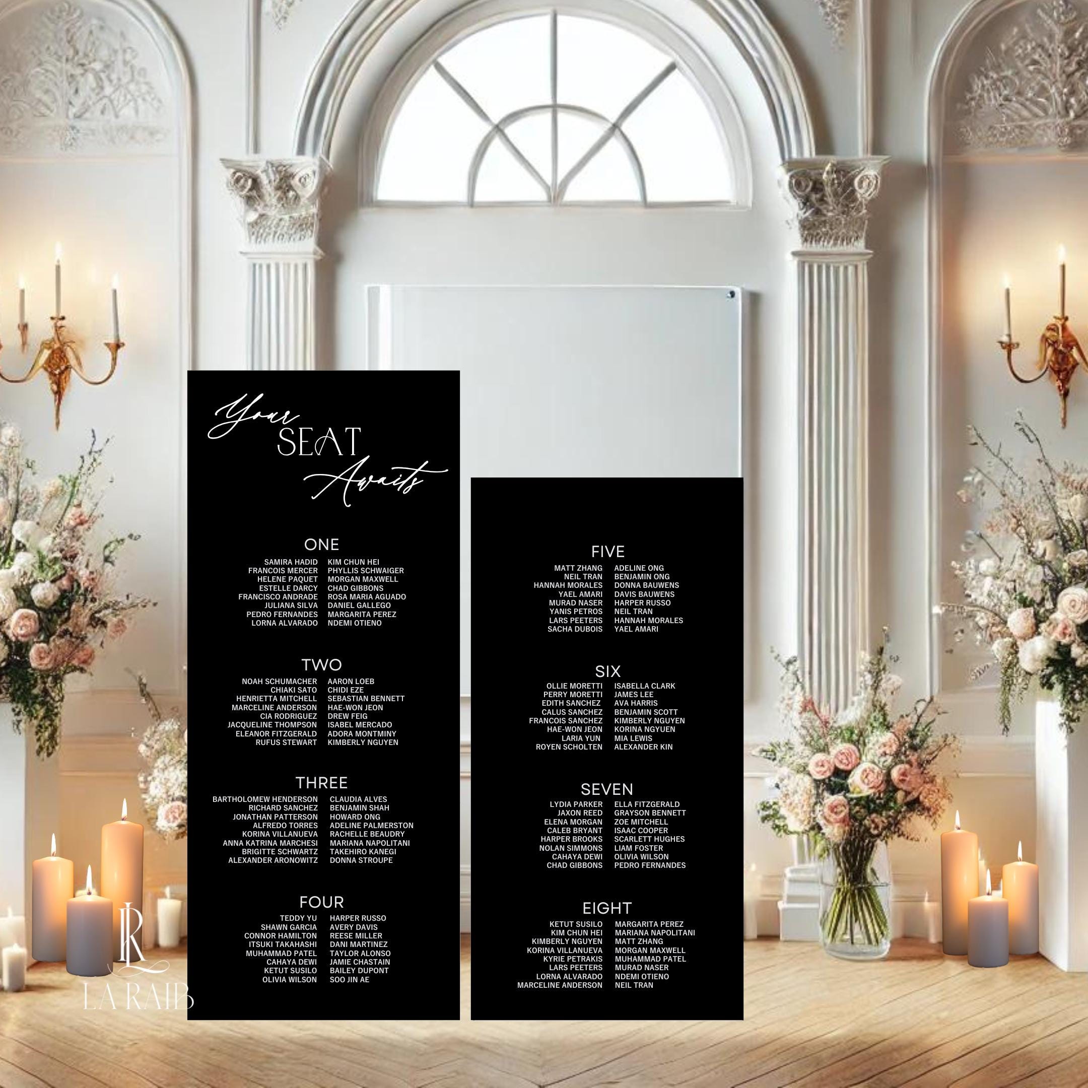 Wedding Signs Bundle Wedding Signs Set Welcome Sign Seating Chart Sign ...