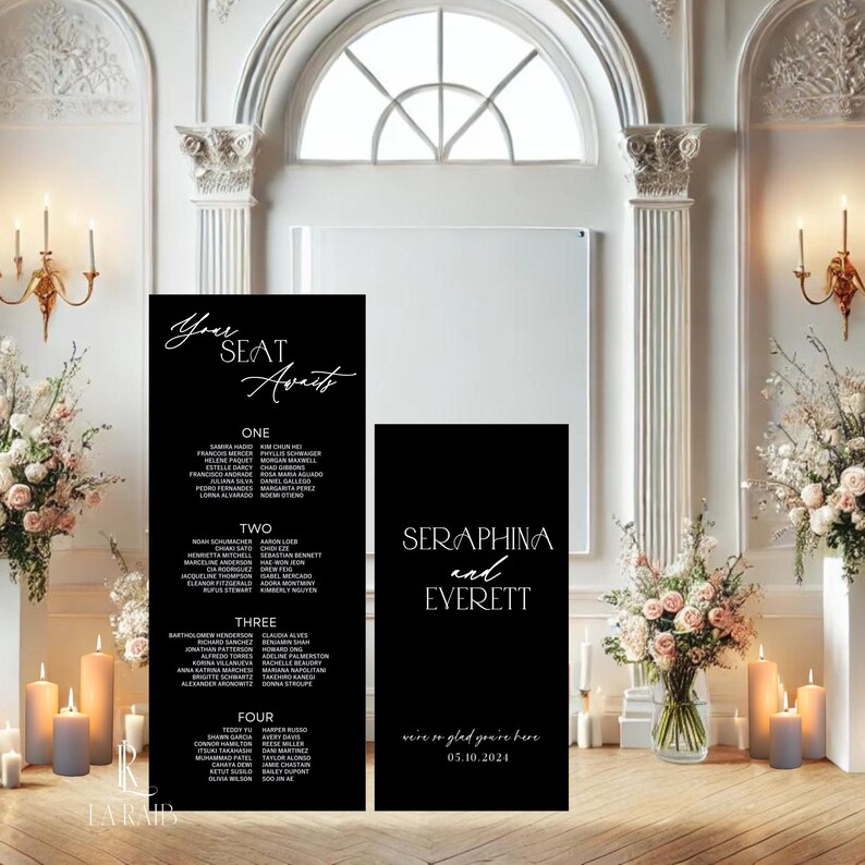 Wedding Signs Bundle Wedding Signs Set Welcome Sign Seating Chart Sign ...