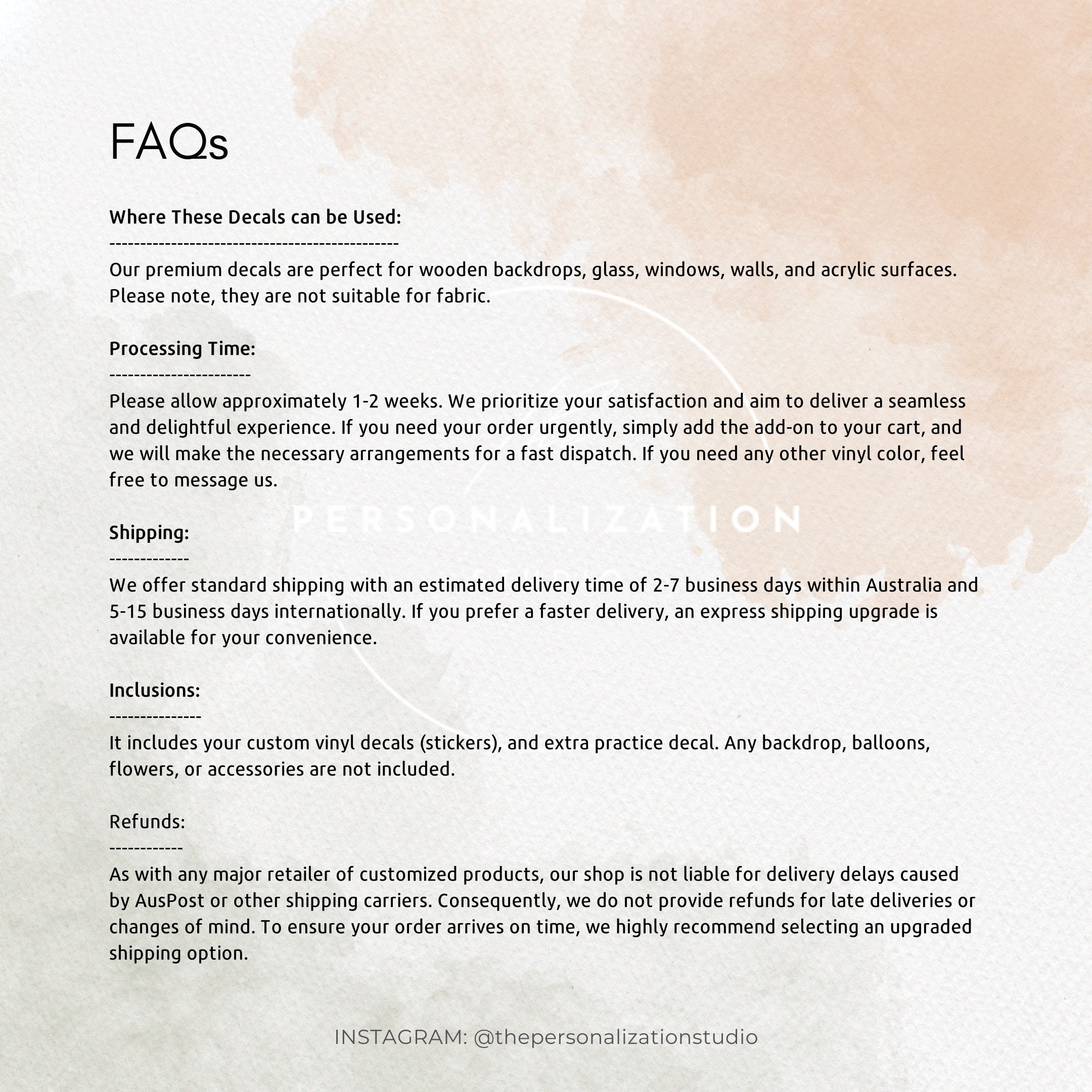 Vinyl Decals, Birthday Backdrop Decal, Name Stickers for a Birthday ...