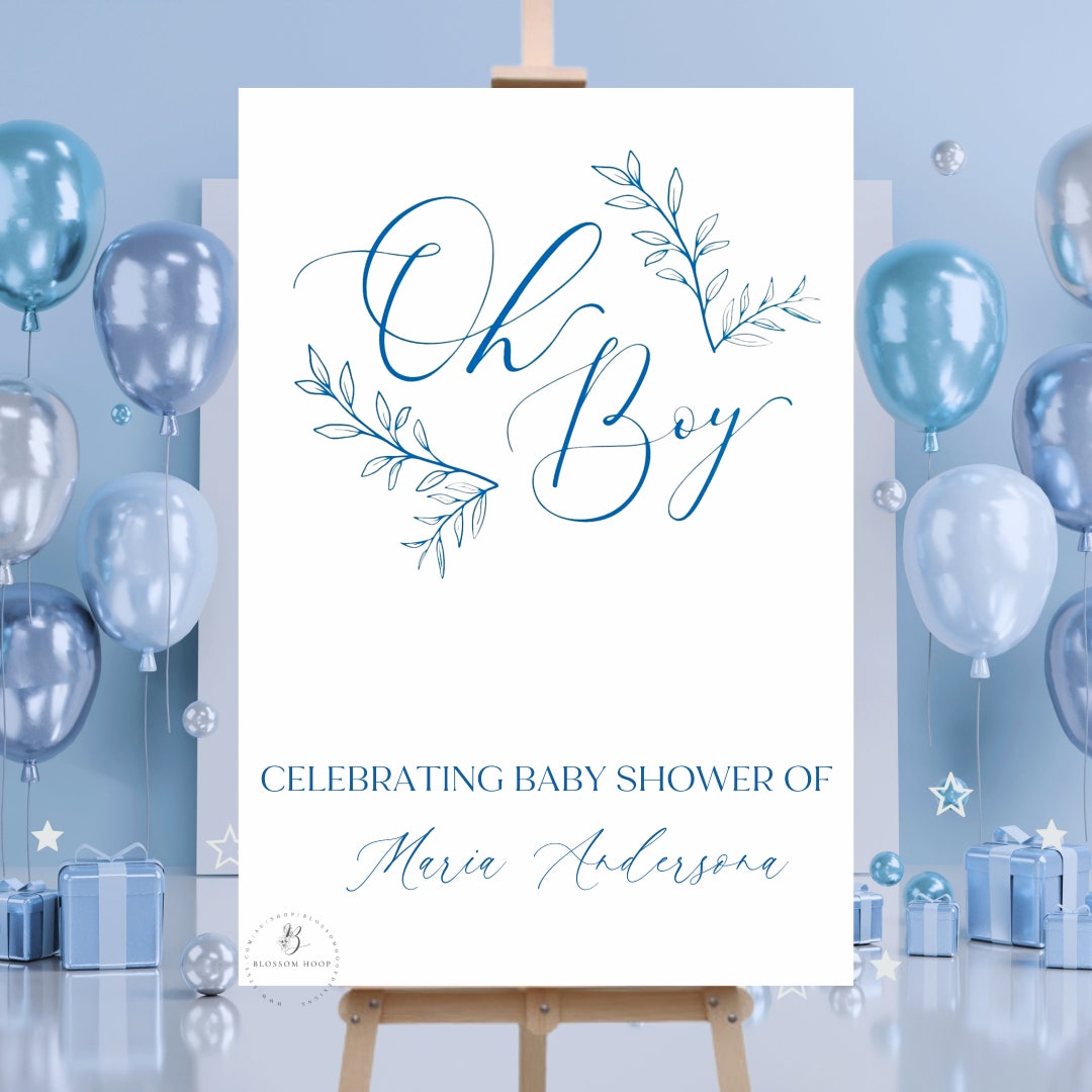 Oh Boy Sign Baby Shower Sign Mummy to Be Sign White - Etsy