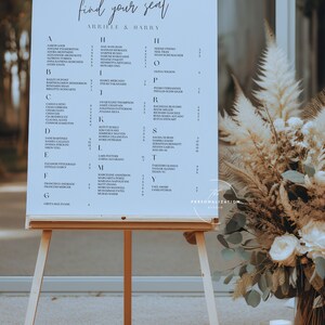 Wedding Seating Plan Acrylic Seating Chart Sign Wedding Sign Seating ...