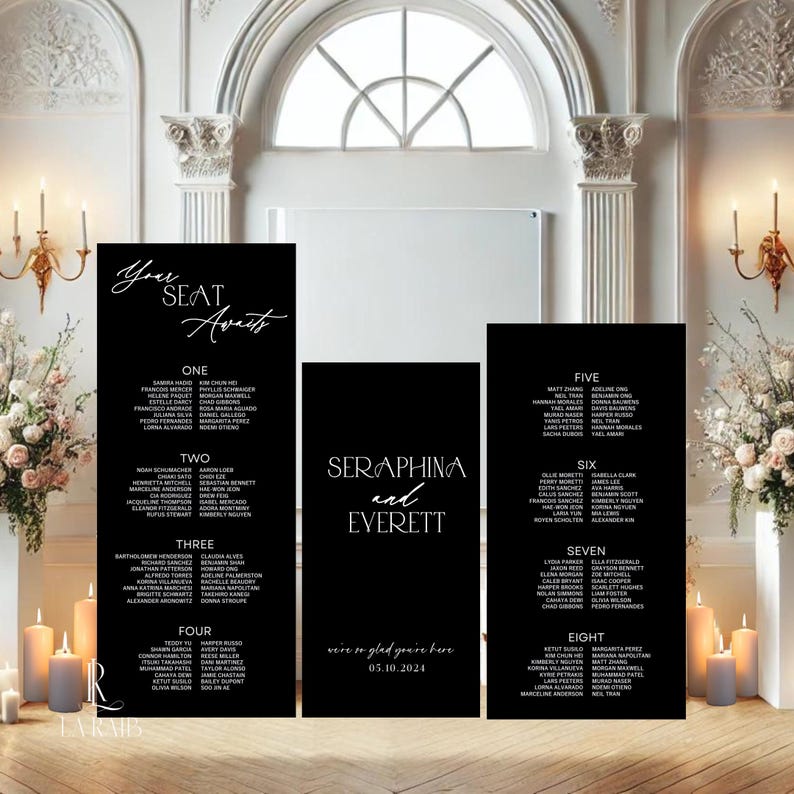 Wedding Signs Bundle Wedding Signs Set Welcome Sign Seating Chart Sign ...