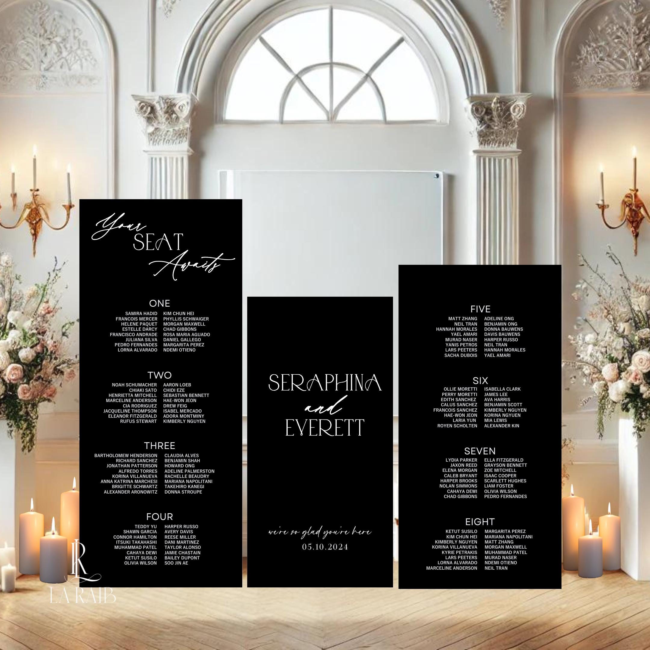 Wedding Signs Bundle Wedding Signs Set Welcome Sign Seating Chart Sign ...