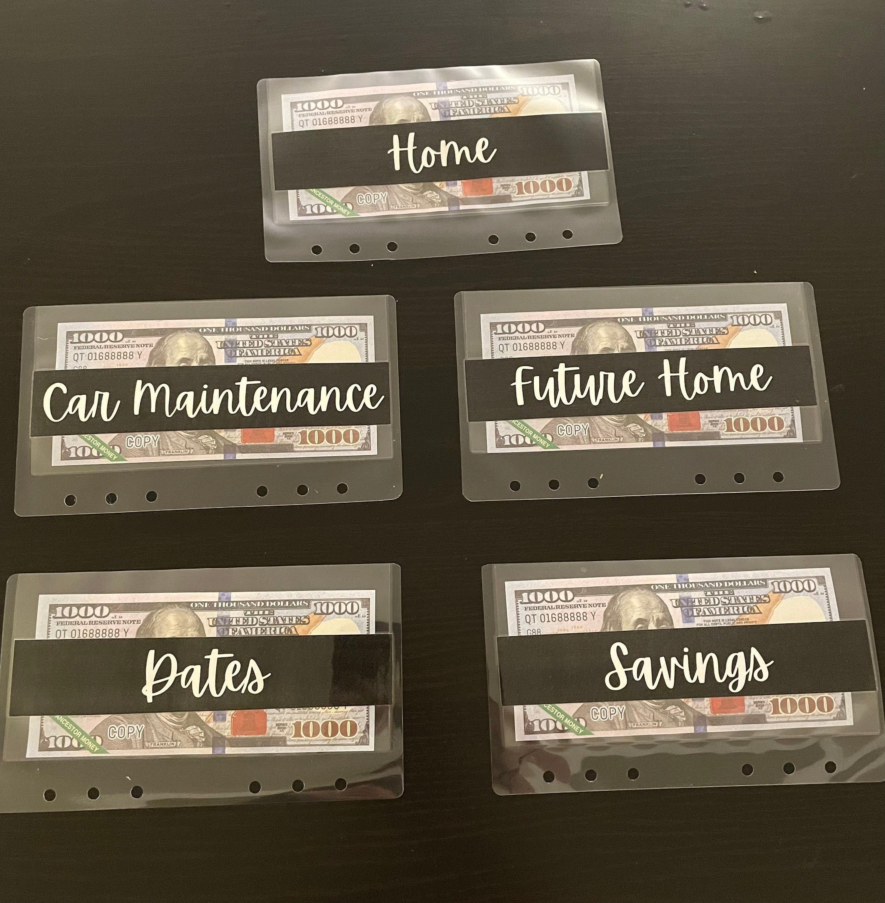 6 Laminated Cash Envelopes Home & Living Banks & Cash Boxes Office etna ...