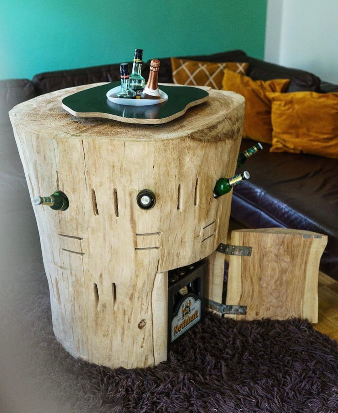 Spruce Log Bar Table - Etsy