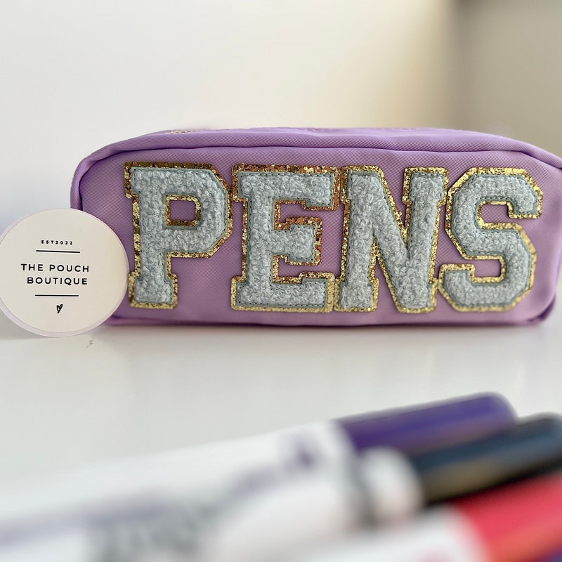 Preppy Pencil Case - Etsy