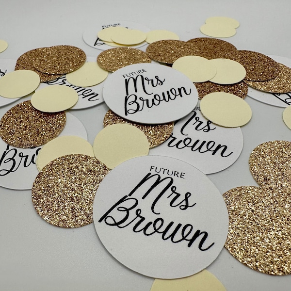 Bridal Shower Confetti - Etsy