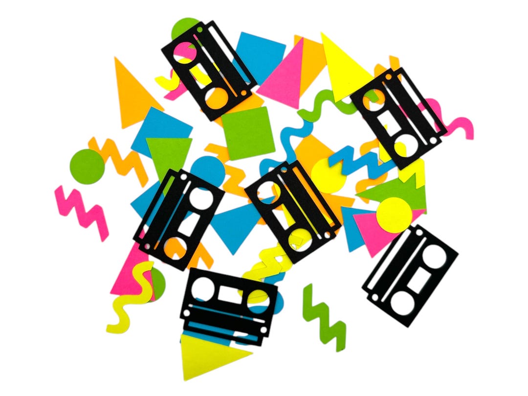 80s/90s CONFETTI, 90's Theme Birthday, 90's Theme Bachelorette Party ...