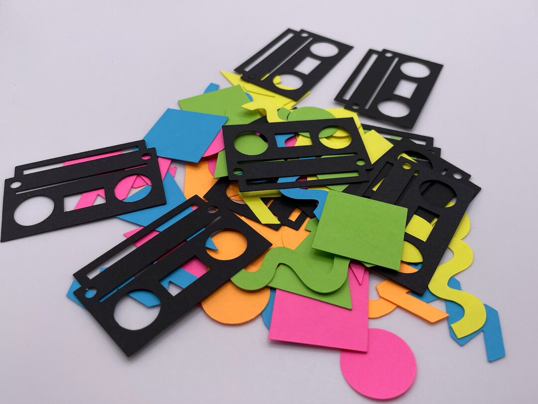 80s/90s CONFETTI, 90's Theme Birthday, 90's Theme Bachelorette Party ...