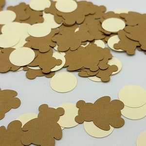 TEDDY BEAR CONFETTI - Bearly Can Wait - Baby Shower Decor - Etsy