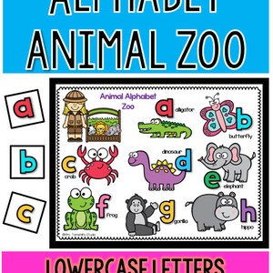 Alphabet, Letter Practice, Animal Zoo, Lowercase Letters, Letter ...