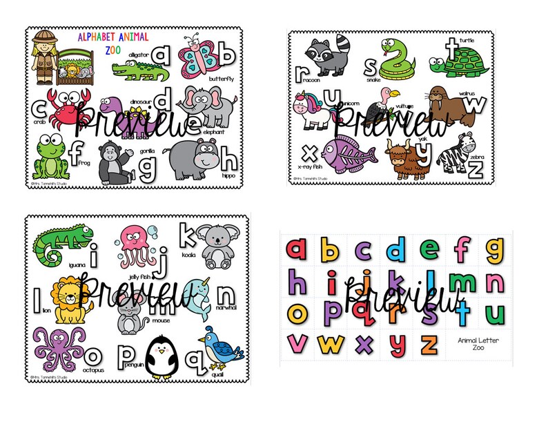 Alphabet, Letter Practice, Animal Zoo, Lowercase Letters, Letter ...