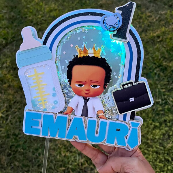 Baby Boss Girl Cake Topper - Etsy