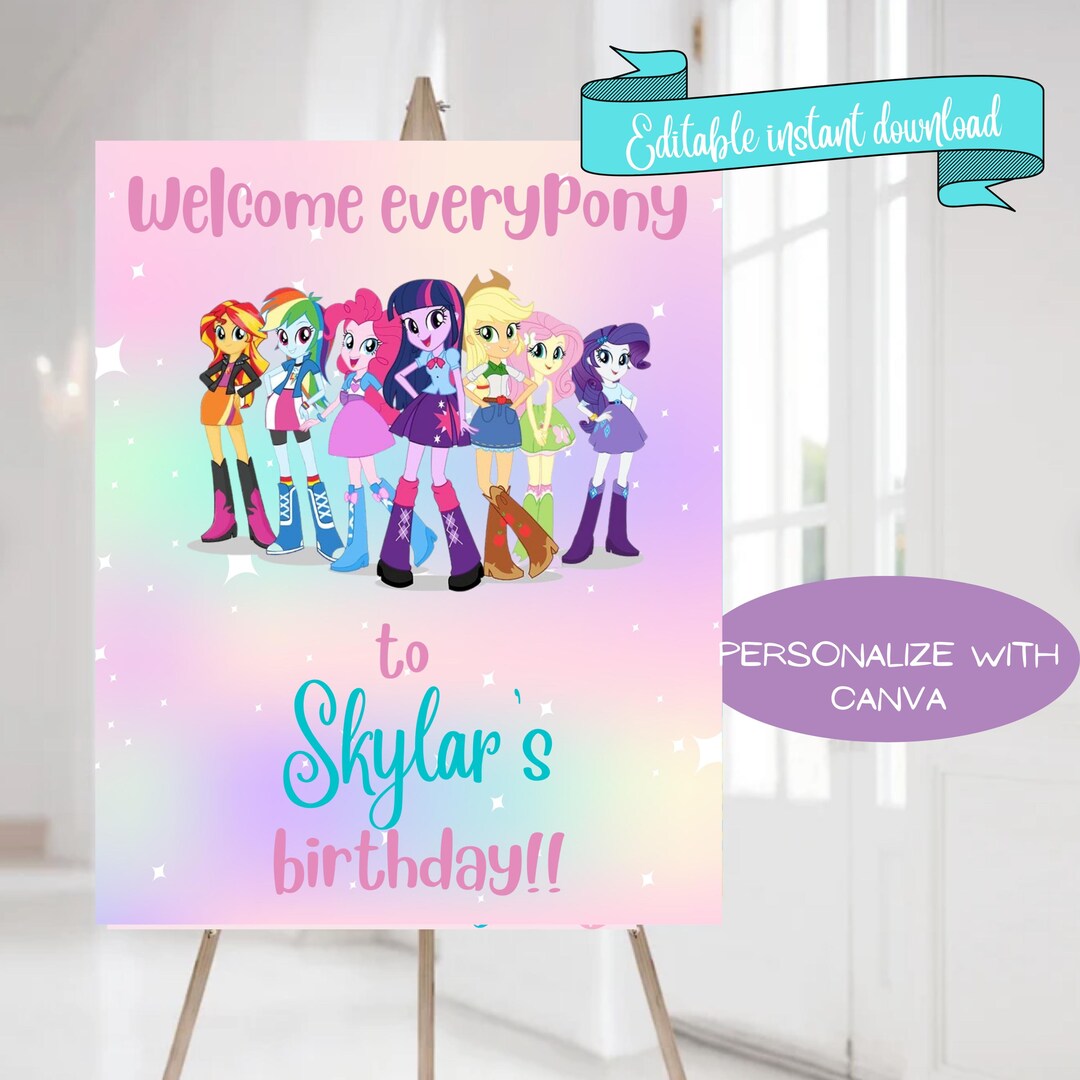 Kids Editable Birthday Sign - Etsy