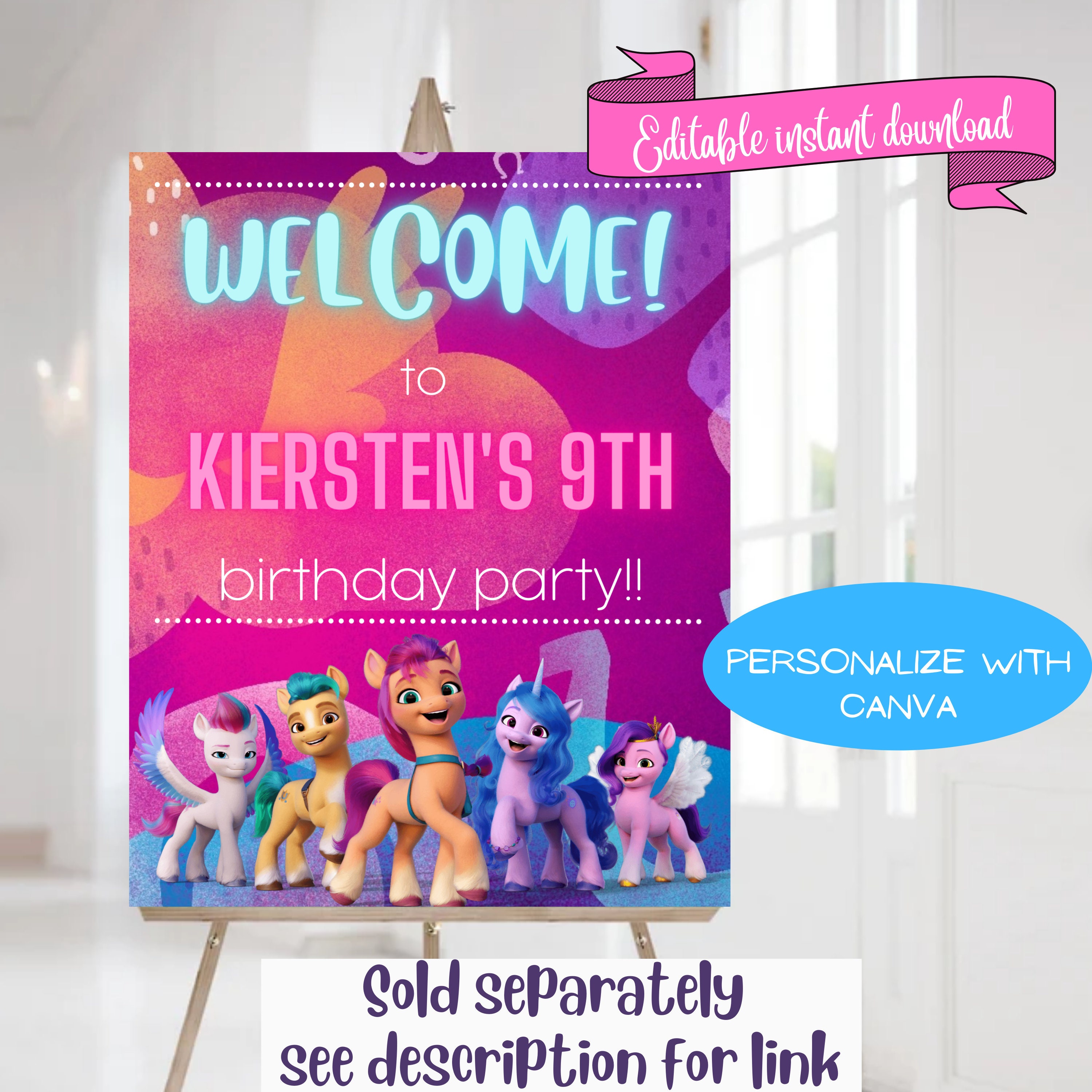 Invitación de cumpleaños infantil editable de nueva generación - Etsy ...