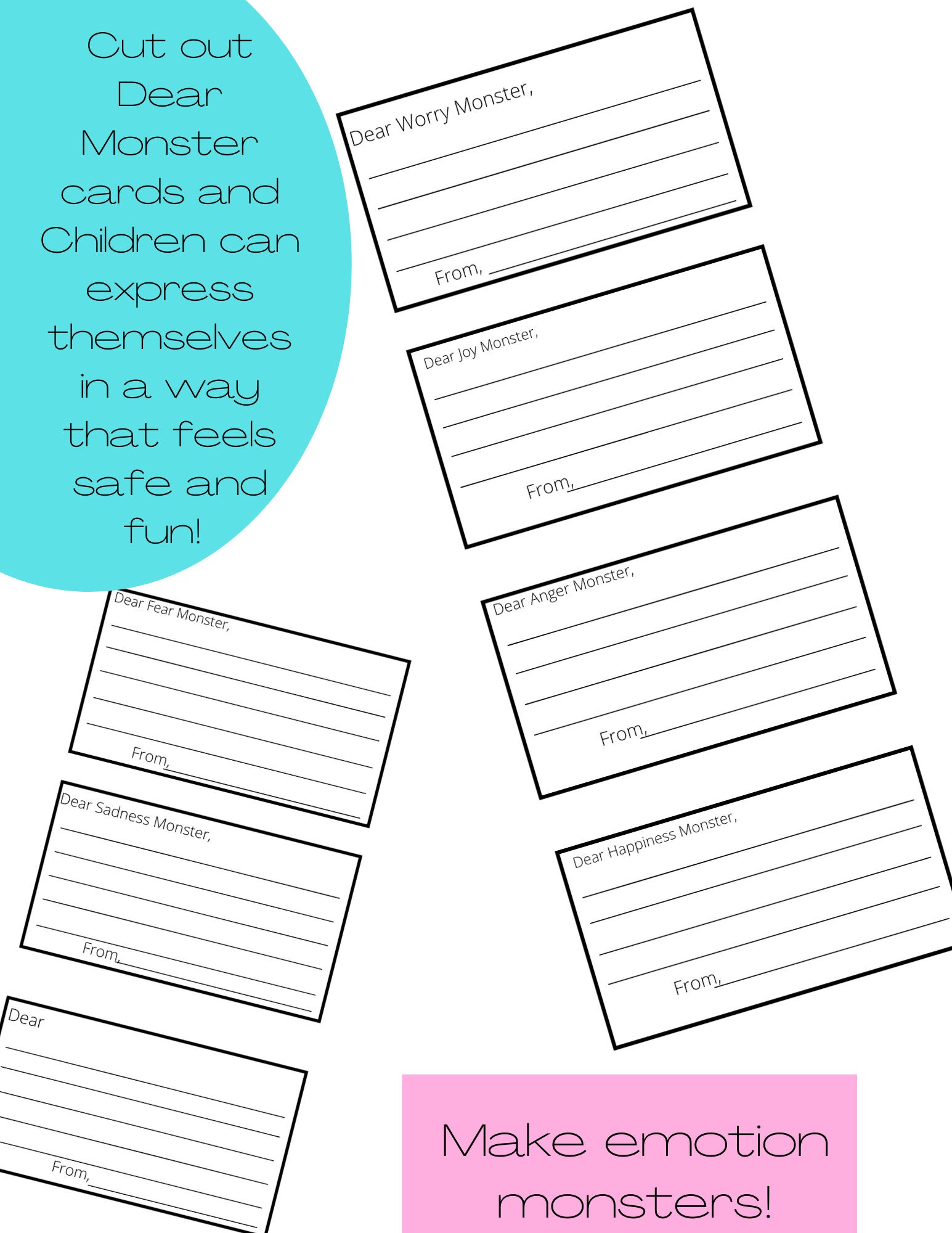 Feed the Monsters Printable - Etsy