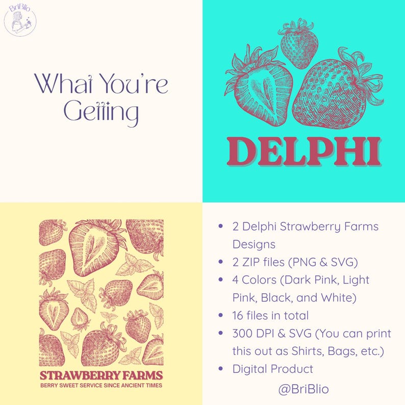 Percy Jackson Olympians Delphi Strawberry Shirt Design Bundle, PNG SVG ...